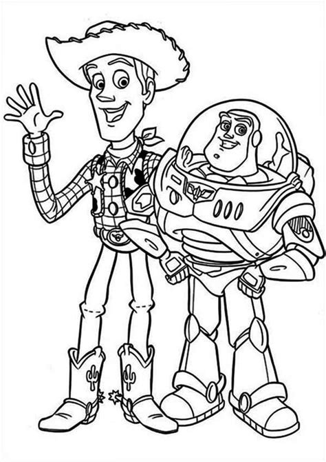 Easy Toy Story Coloring Pages Preschool Coloring Printables