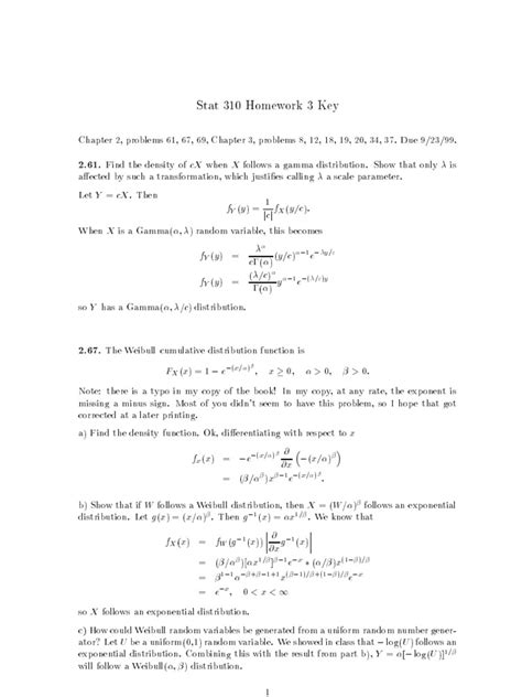 Hw 3 Key Pdf Mathematical Objects Analysis