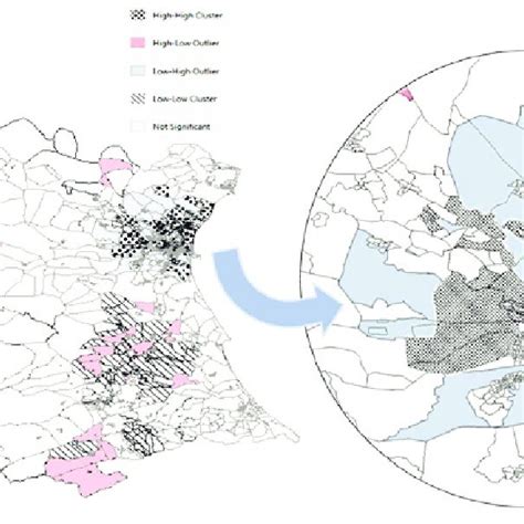 Lisa Local Indicators Of Spatial Association Ols Std Residuals Download Scientific Diagram