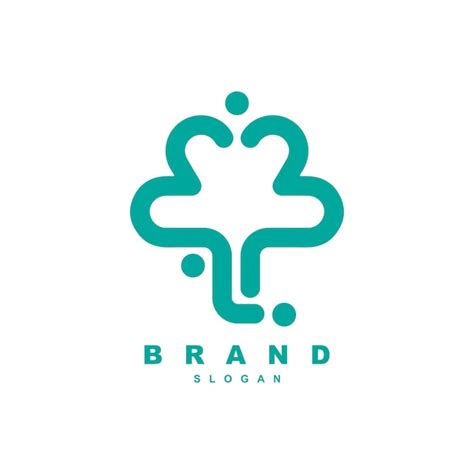 Premium Vector Unusual Linear Tree Logo Design Stock Vector