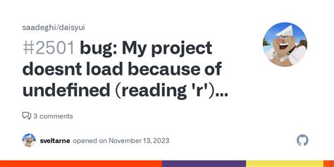 bug my project doesnt load because of undefined reading r error after updating to v4