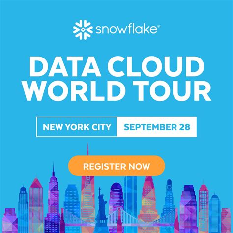 Snowflake On Linkedin Data Cloud World Tour New York City Snowflake