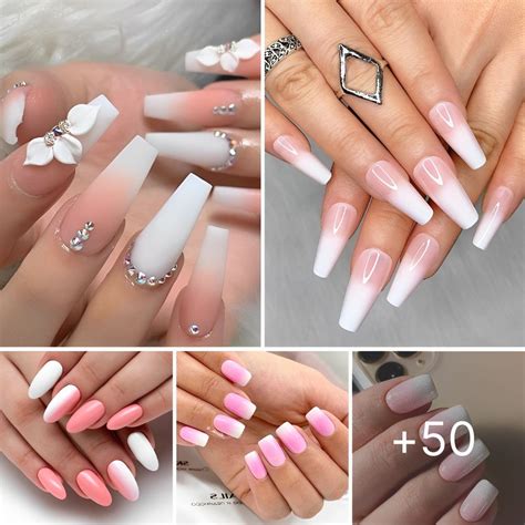 89 Photographs Greatest White Ombre Nails For Ladies Page 67 Diy