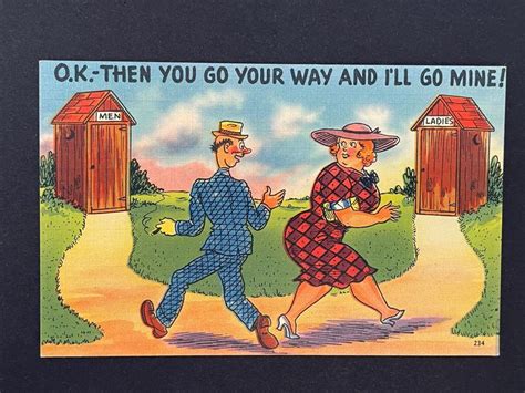 Old Humorous Vintage Postcard Etsy Funny Postcards Vintage Humor Postcard
