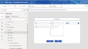 Create Reusable Form Control In PowerApps CRMONCE