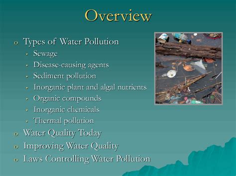Inorganic Water Pollution