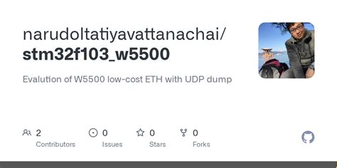 Github Narudoltatiyavattanachaistm32f103w5500 Evalution Of W5500 Low Cost Eth With Udp Dump