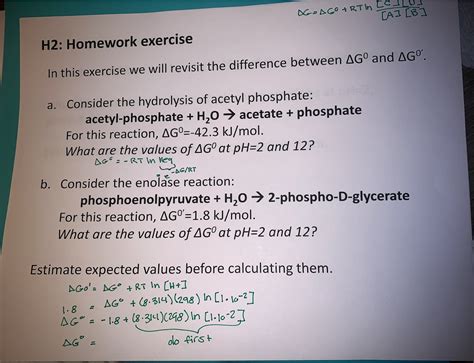 Hydrolysis Of Acetyl Phosphate
