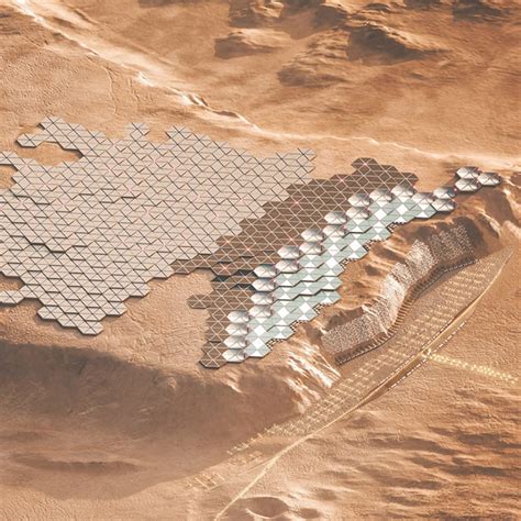 Watch A Fly Through Of Mars City Designed For Quarter Of A Million People
