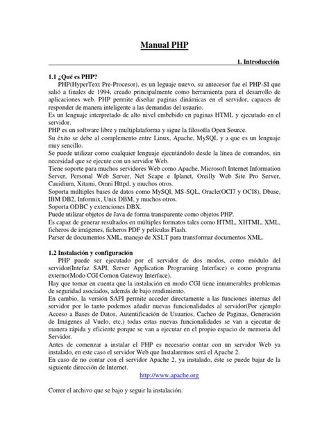 06to semestre guia php pdf php estructura de datos de matriz