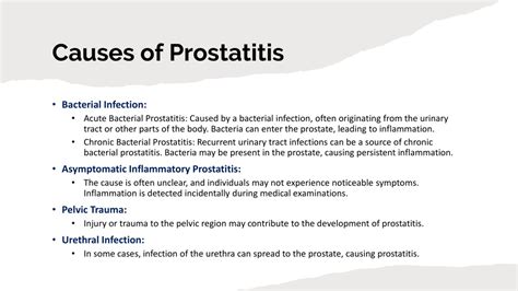 Ppt Prostatitis Symptoms Causes And Treatment Guide Powerpoint