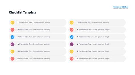 Checklist Ppt Powerpoint Template Free Download