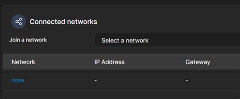 Container Networking Property Inconsistencies When Using Container Networking Type Issue
