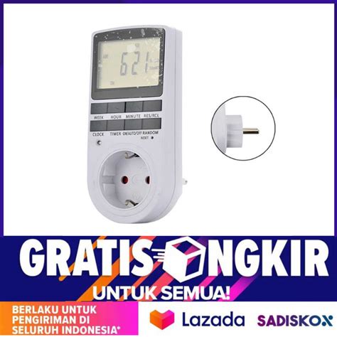 Stop Kontak Digital Timer Switch Programmable Stop Kontak Digital Timer Timer Digital Stop