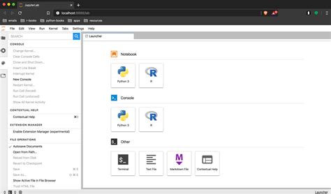Adding An R Kernel To Jupyter Lab