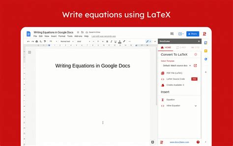 Writing Equations In Google Docs