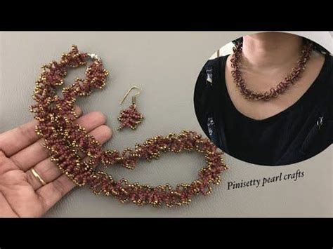 How To Make Seed Beads Tubular Netting Spiral Rope Tutorial Seed Bead Necklace Or Bracele In