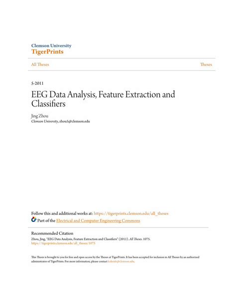 pdf eeg data analysis feature extraction and classifiers dokumen tips