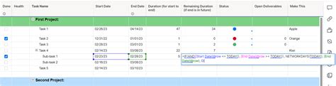 Ifandor Formula With Different Return Values — Smartsheet Community