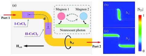 A The Schematic Diagram Of The Nonresonant Photon Mediated Distant Download Scientific