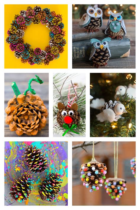 Pine Cone Art Projects Pinecone Hedgehog Craft Activity Guide Baker