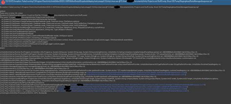 Error When Building And Publishing Webgl Project Runity