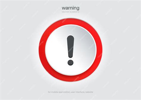 Icono De Precaución De Signo De Exclamación 3d Signo De Exclamación