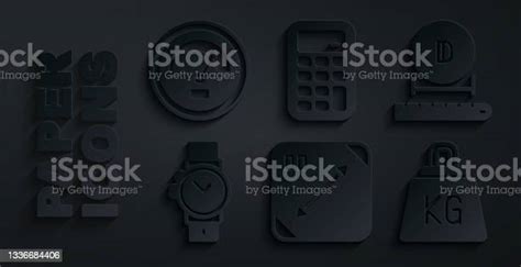 대각선 측정 직경 손목 시계 무게 계산기 및 속도계 아이콘을 설정합니다 벡터 0명에 대한 스톡 벡터 아트 및 기타 이미지 0