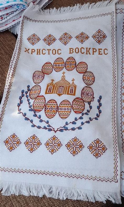 Вишитий рушник на паску — ціна 350 грн у каталозі Весільні аксесуари Купити товари для дому та