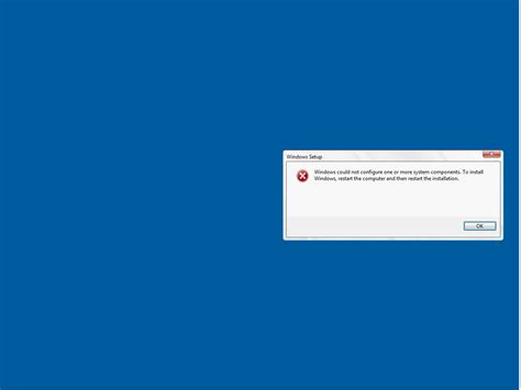 Solved Windows Could Not Configure One Or More System Components