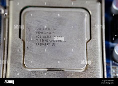 Cairo Egypt February 9 2024 Intel Processor Or Processing Unit An Electrical Component