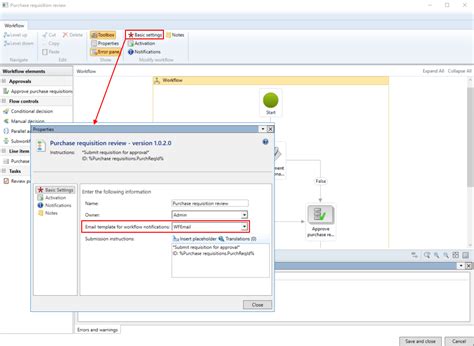 send workflow email notifications with attachments in d365fo docentric ax