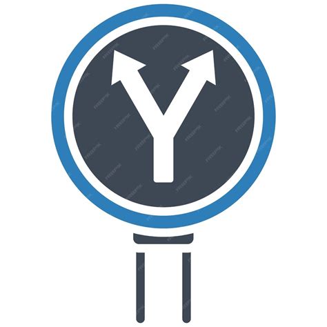 Premium Vector Y Intersection Vector Illustration Style