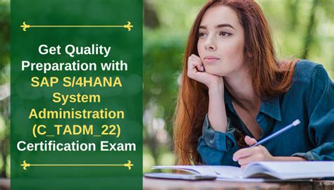Get Quality Preparation With SAP S 4HANA System Administration C TADM