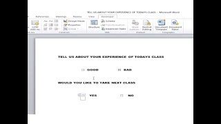 How To Insert A Checkbox In Word Make A Checklist In Word Add A Fillable Checkbox In Word