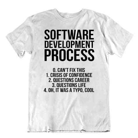Software Tshirt Programmer T Shirt Development Process Teecool Shirt Ebay