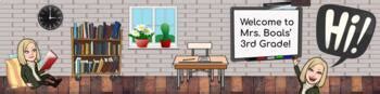EDITABLE Bitmoji Google Classroom Banner By Liveloveteachthird