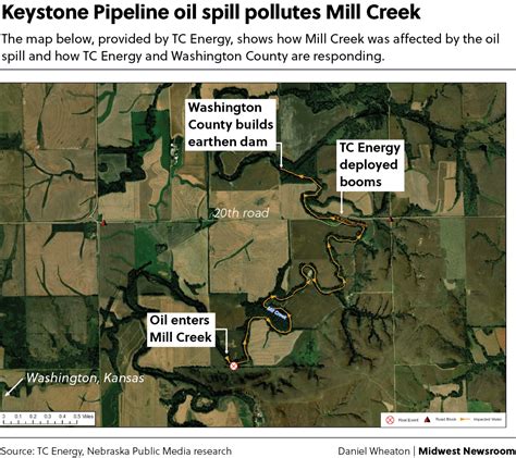250 Workers Deployed To The Keystone Pipeline Spill In Kansas But The
