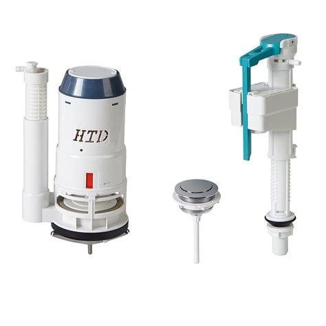 Universal Outlet Valve Replacement Single Flush Toilet Button