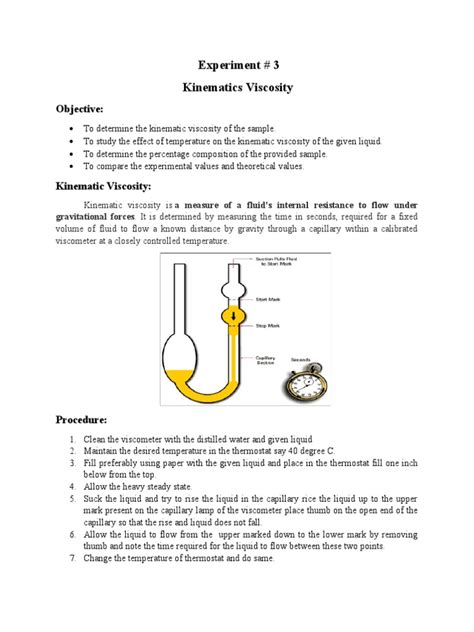 Experiment Viscosity Pdf Liquids Viscosity