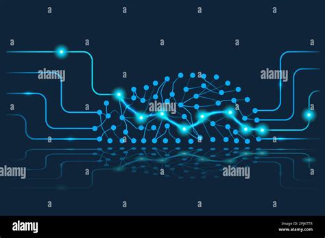 Artificial Intelligence Design Concept With Neural Network Like A Human