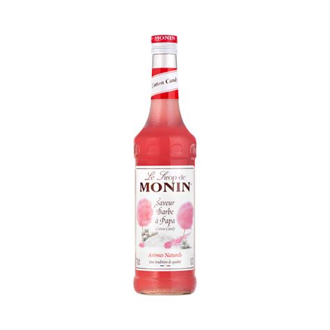 Monin Premium Cotton Candy Syrup 700ml Glass Bottle Clumsy Goat Coffee