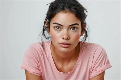 A Photo Of An Attractive Hispanic Woman In Her Late Thirties With Black Hair Pulled Back Wearing