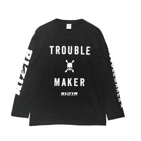 Rizin×roen Trouble Maker L S Blk Rizin オフィシャル オンラインストア