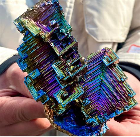 Natural Large Bismuth Gemstone Crystal Lde Affinity Jewelry