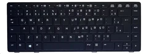 Teclado Original Notebook Hp Probook B B Modelo Para Substitui O