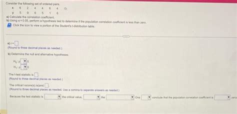 solved consider the following sot of ordered pairs a