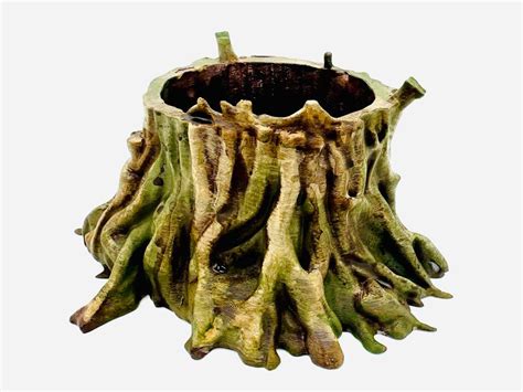 Tree Trunk Planter By 🦎novyterra🌿 Makerworld Download Free 3d Models