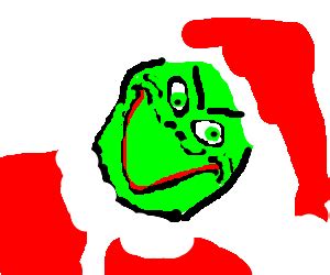 Creepy Grinch Smile Drawception
