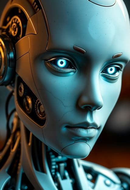 Portrait Of Robot Scifi Ai Generated Image